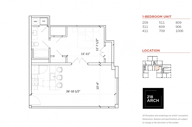 218 Arch Street in Philadelphia, PA | PMC Property Group Apartments